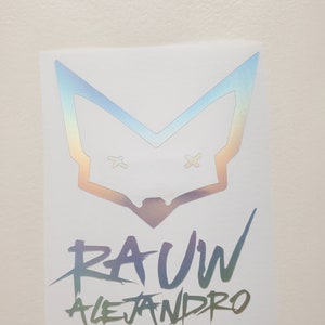 Rauw Alejandro El Zorro Sticker Vinyl Decal Car Windows Laptops ...