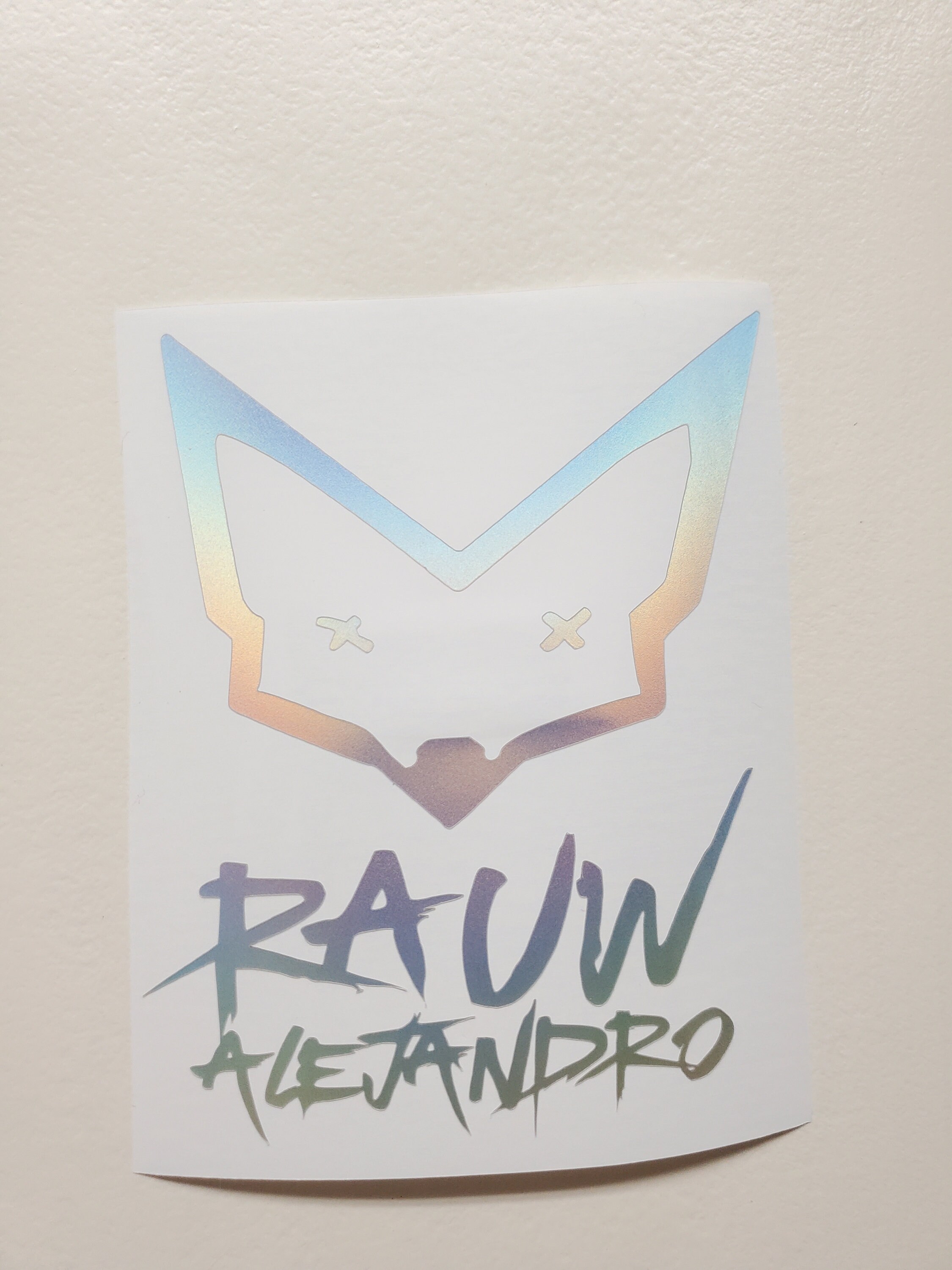 Rauw Alejandro El Zorro Sticker Vinyl Decal Car Windows Laptops ...