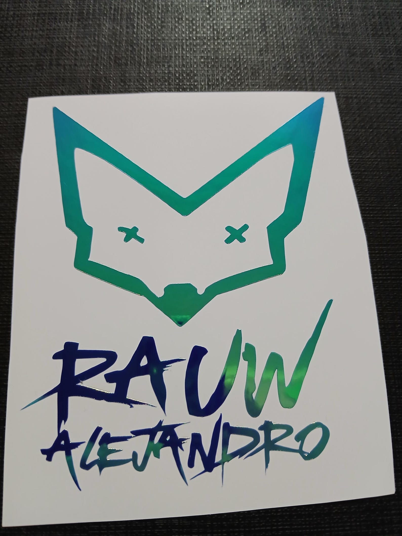 Rauw Alejandro El Zorro Sticker Vinyl Decal Car Windows Laptops ...