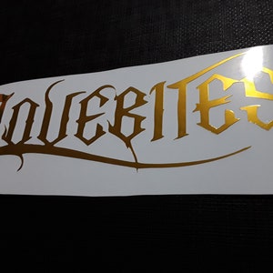 Lovebites Logo J-rock Band Sticker Vinyl Decal Waterproof! - Etsy