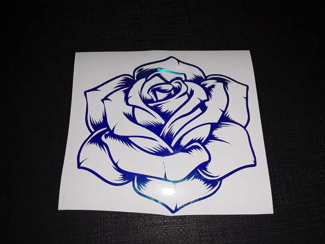 Ado Holographic Blue Rose J-pop Sticker Vinyl Decal Waterproof! - Etsy