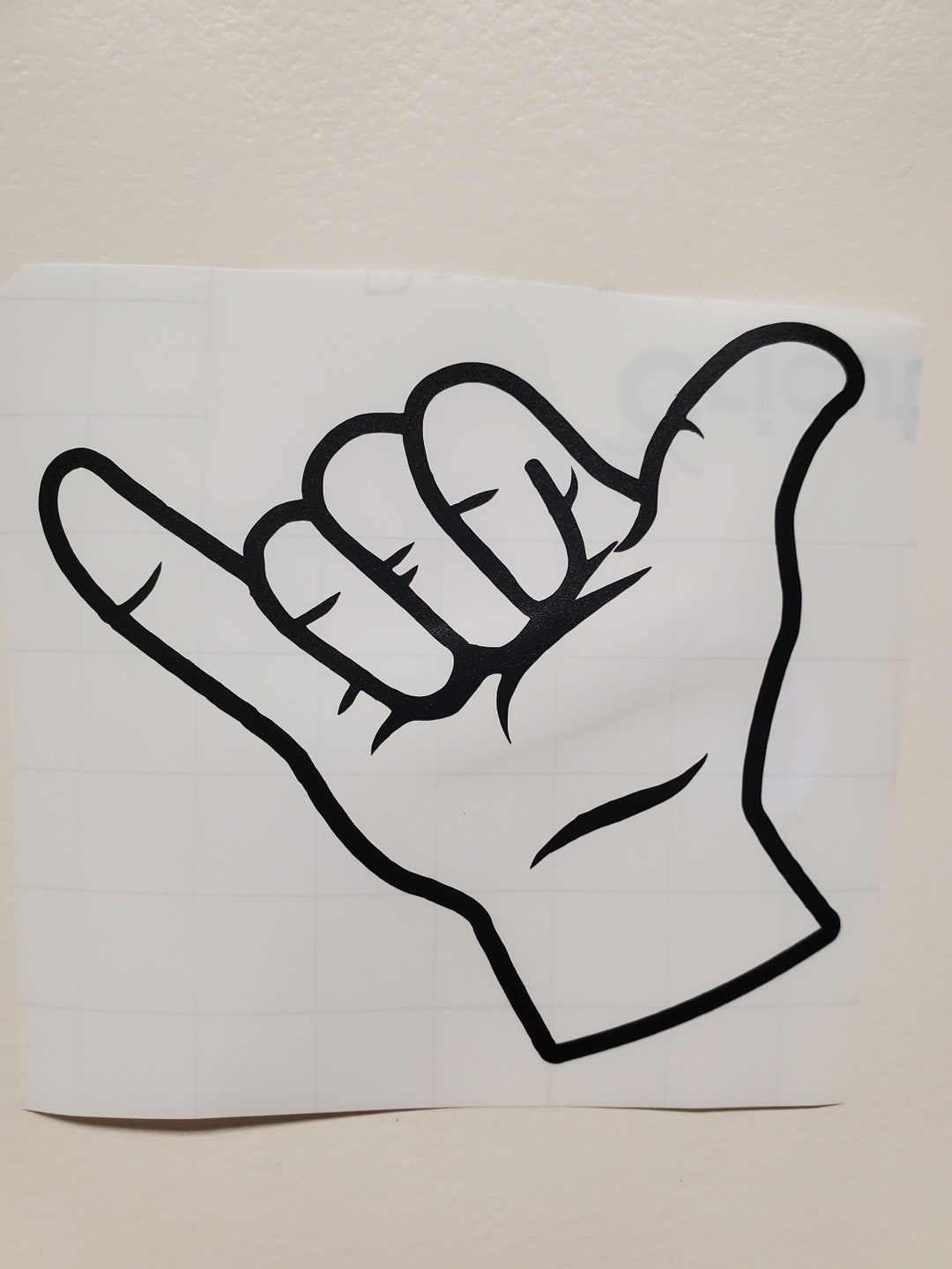 Shaka Hand,hang Loose, Hang Ten Sign Hawaii Decal! - Etsy