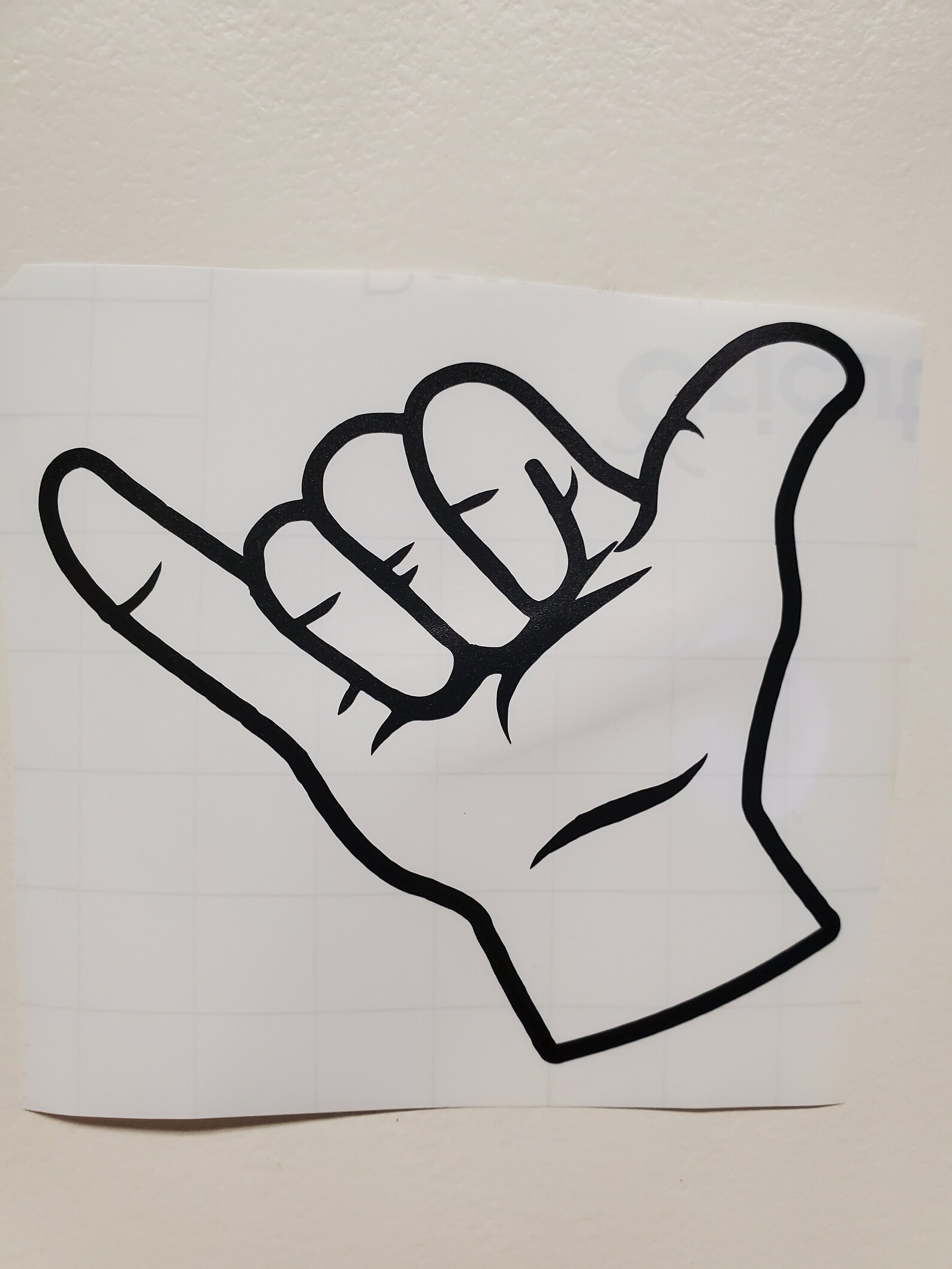 Shaka Hand,hang Loose, Hang Ten Sign Hawaii Decal! - Etsy