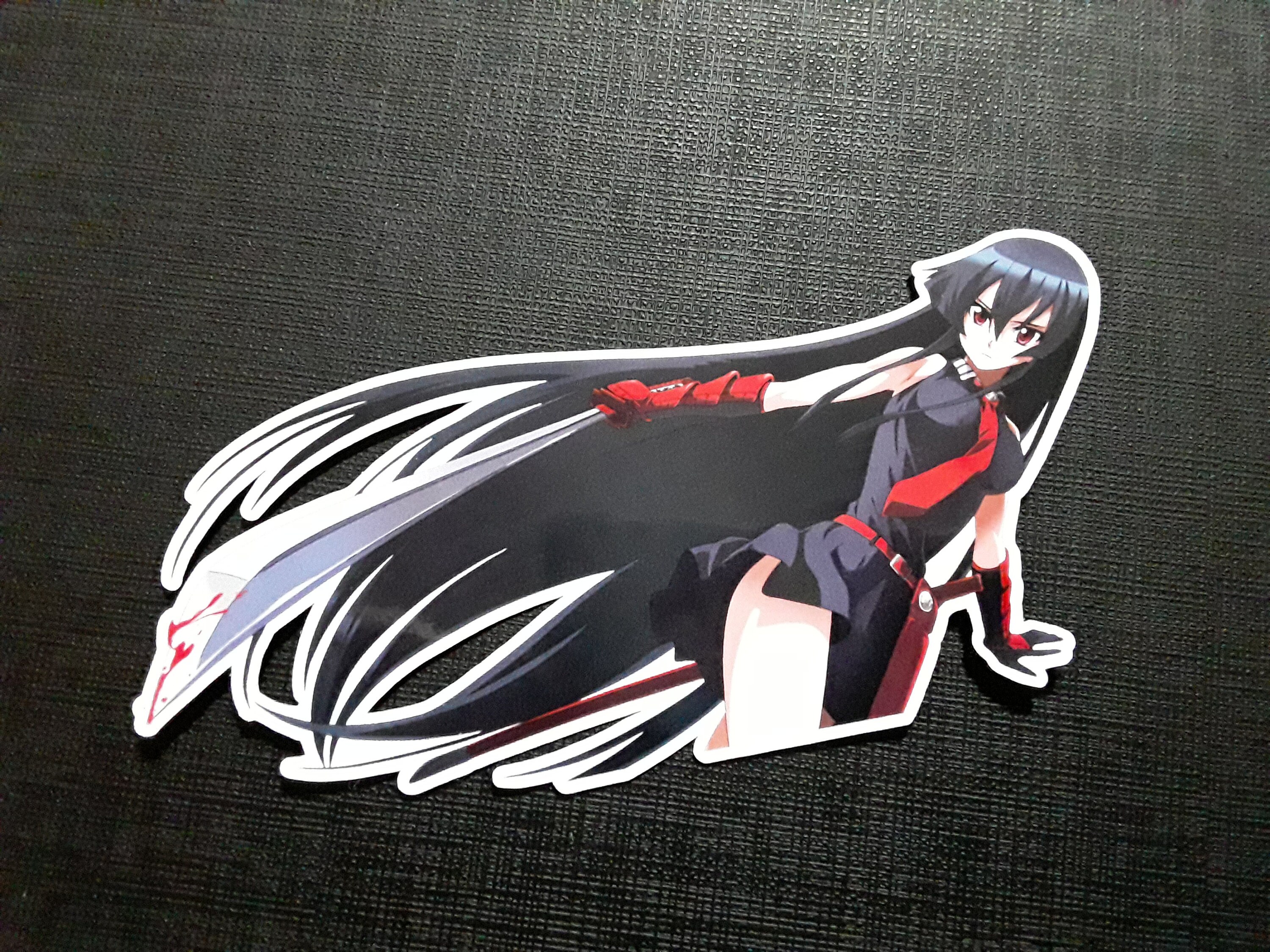Akame Ga Kill Glossy Sticker Anime Character Waterproof! - Etsy