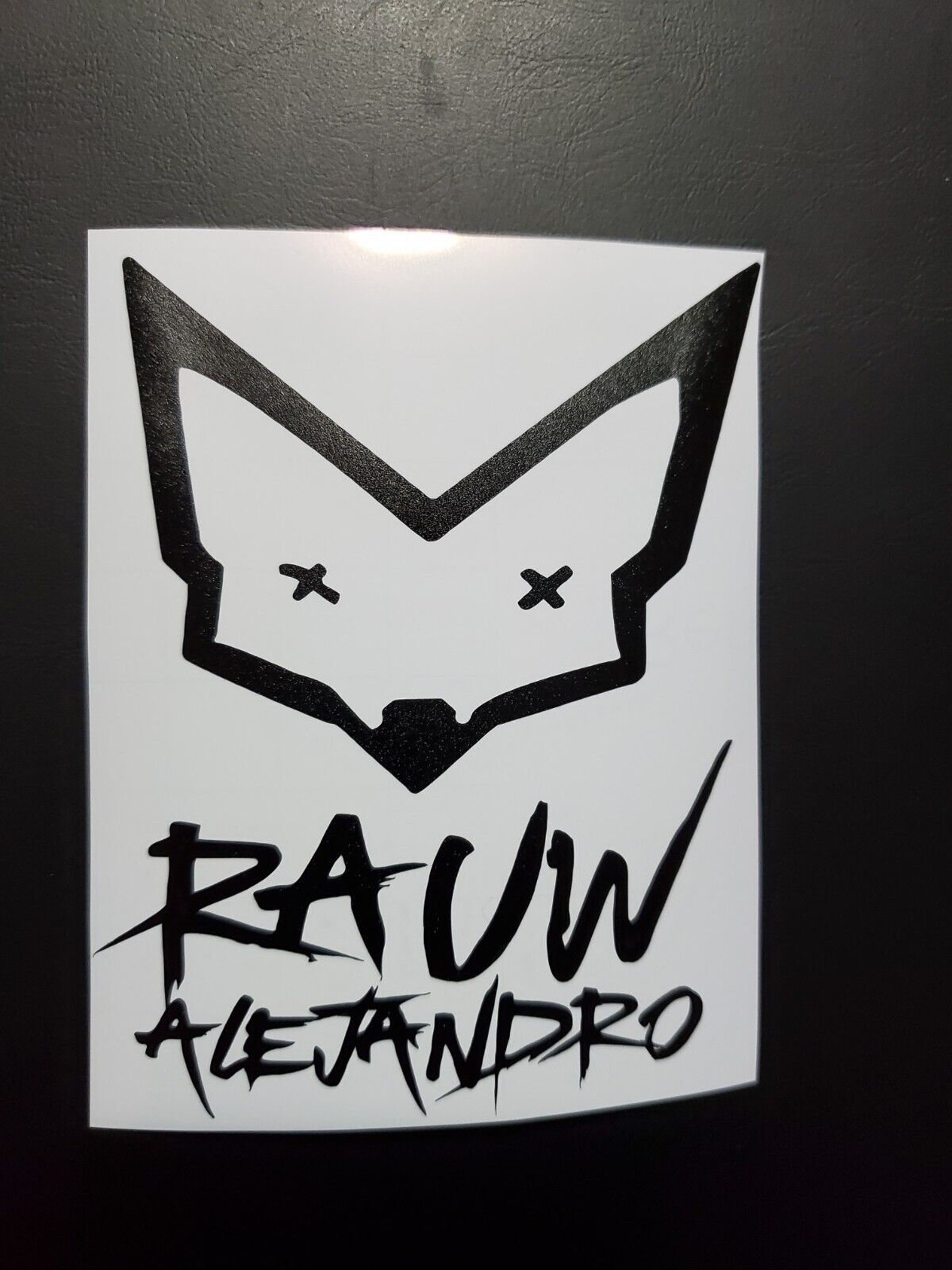 Rauw Alejandro El Zorro Sticker Vinyl Decal Car Windows Laptops ...