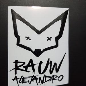 Rauw Alejandro El Zorro Sticker Vinyl Decal Car Windows Laptops ...