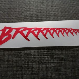 Brrrrrr Anuel AA Real Hasta La Muerte Catch Phrase Sticker Vinyl Decal ...