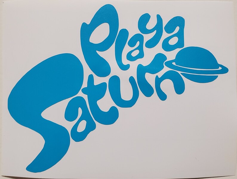 Rauw Alejandro Playa Saturno Album World Tour 2023 Space Vinyl Decal ...