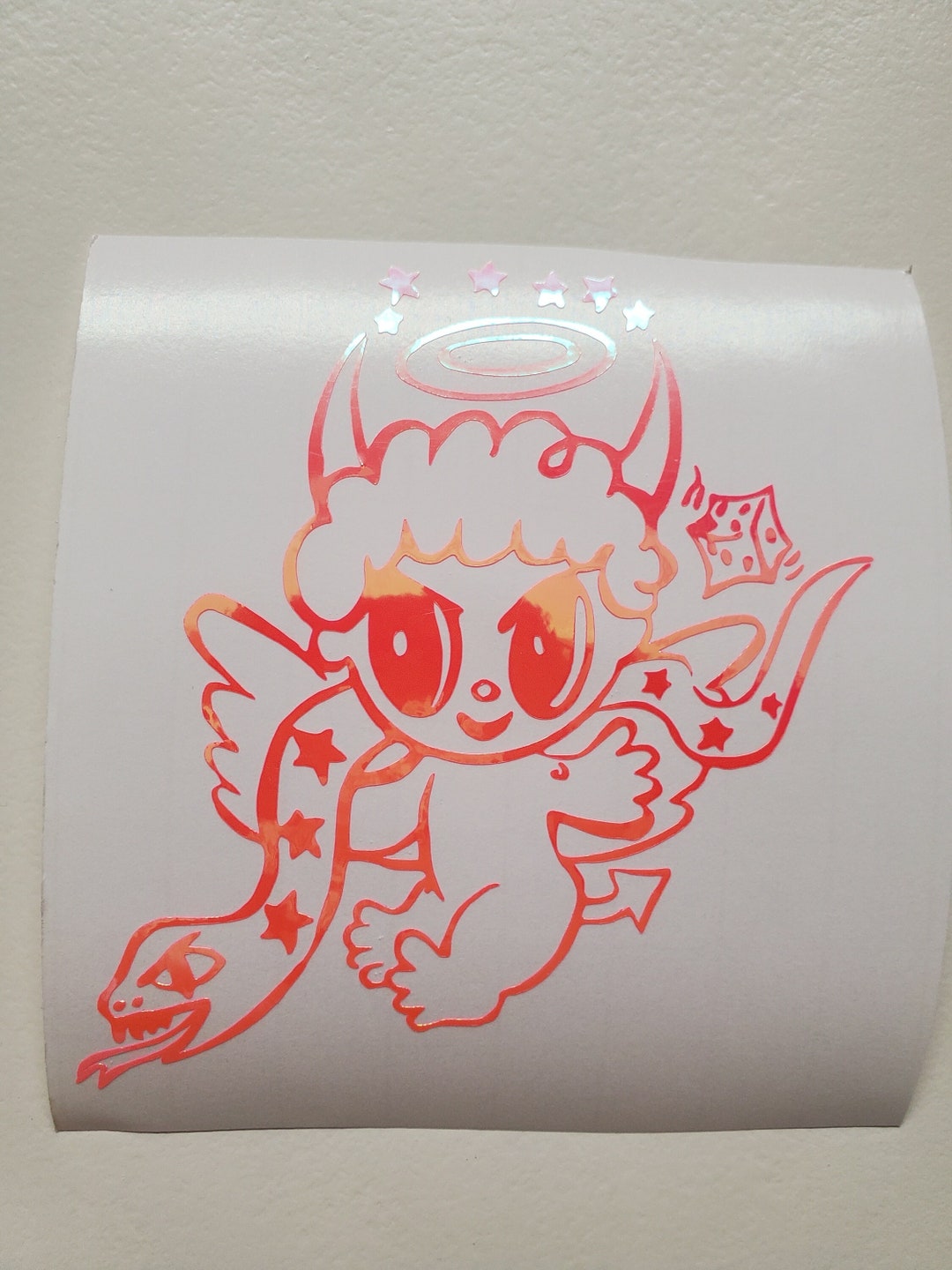 Karol G Devil Baby Angel Decal, Bichota Sticker Vinyl Decal for Laptops ...