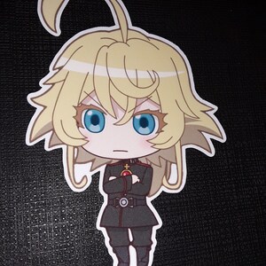 Chibi Saga of Tanya Degurechaff Glossy Sticker Anime Character ...