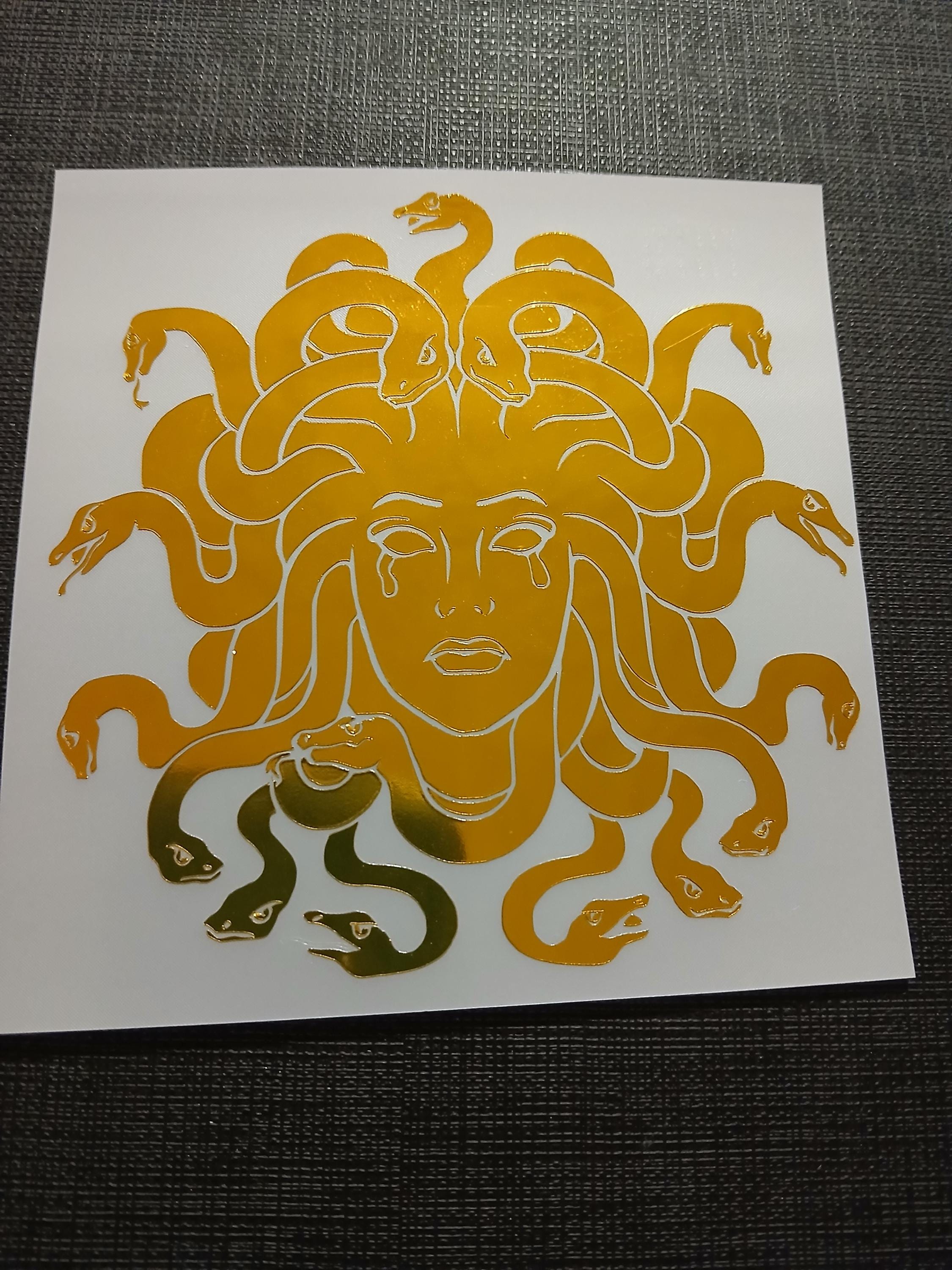 Crying Medusa Greek Mythology Gorgon Decal Art Sticker for Cars ...