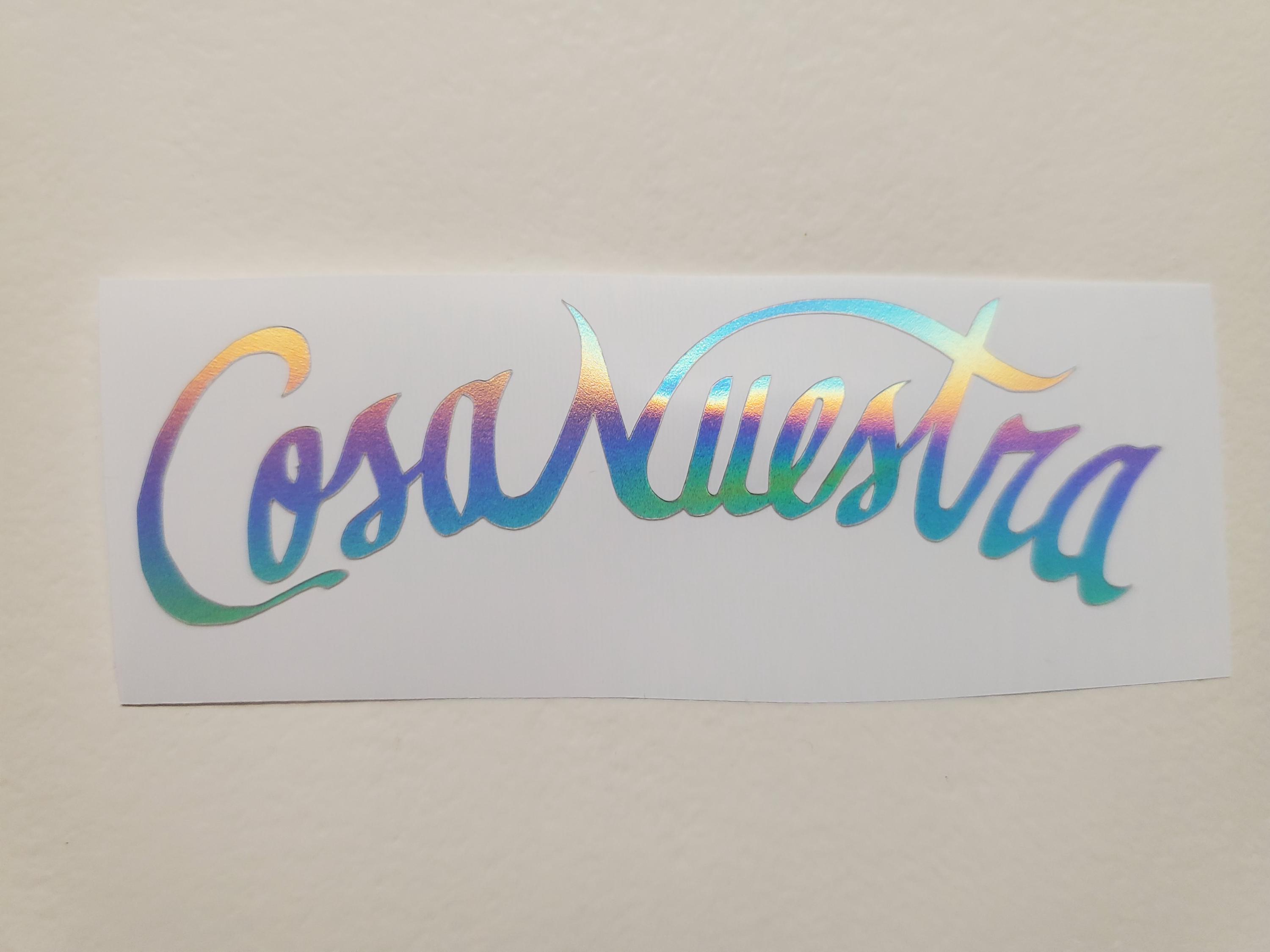 Rauw Alejandro El Zorro New Album Cosa Nuestra Sticker Vinyl Decal for ...