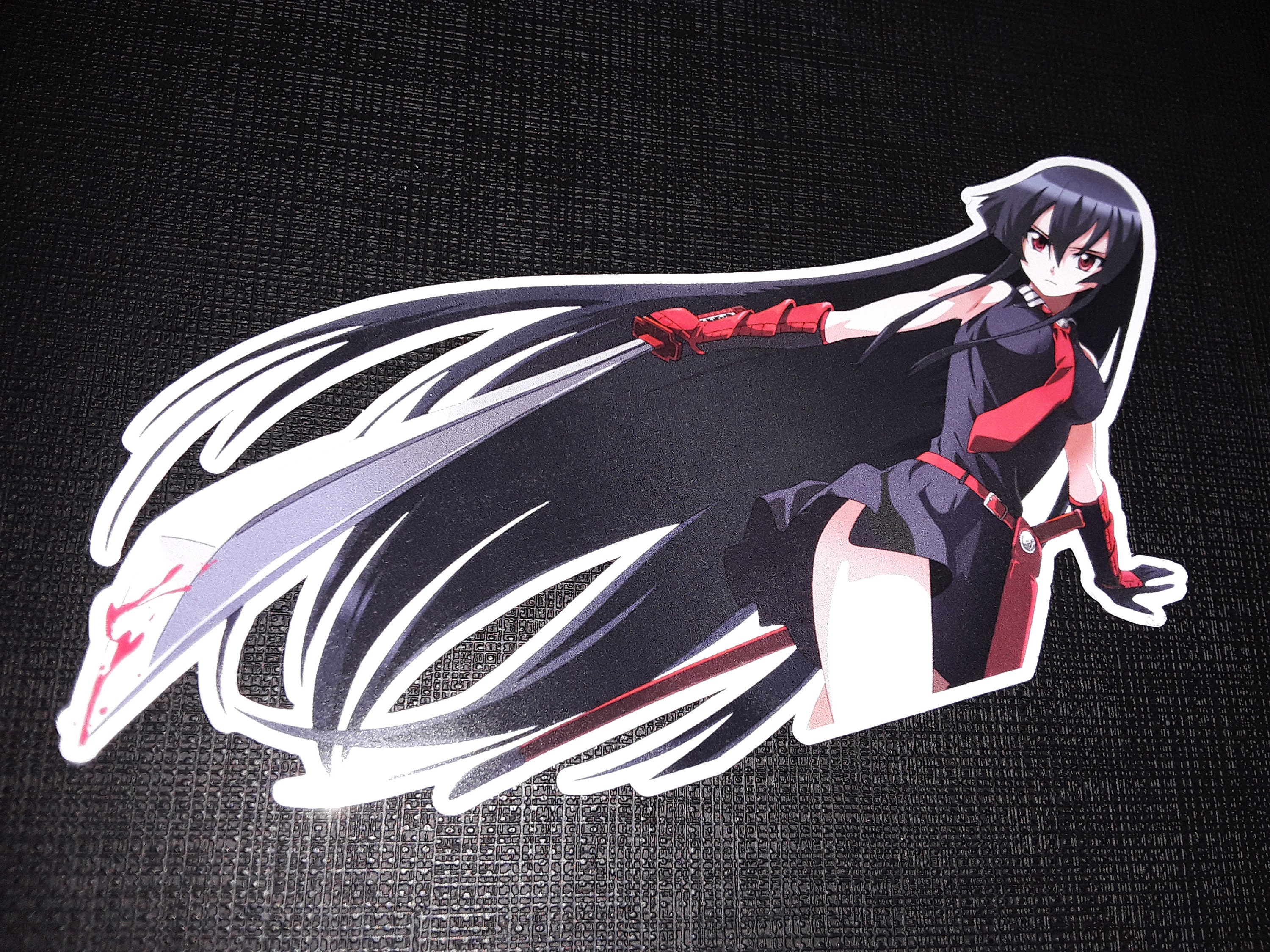 Akame Ga Kill Glossy Sticker Anime Character Waterproof! - Etsy