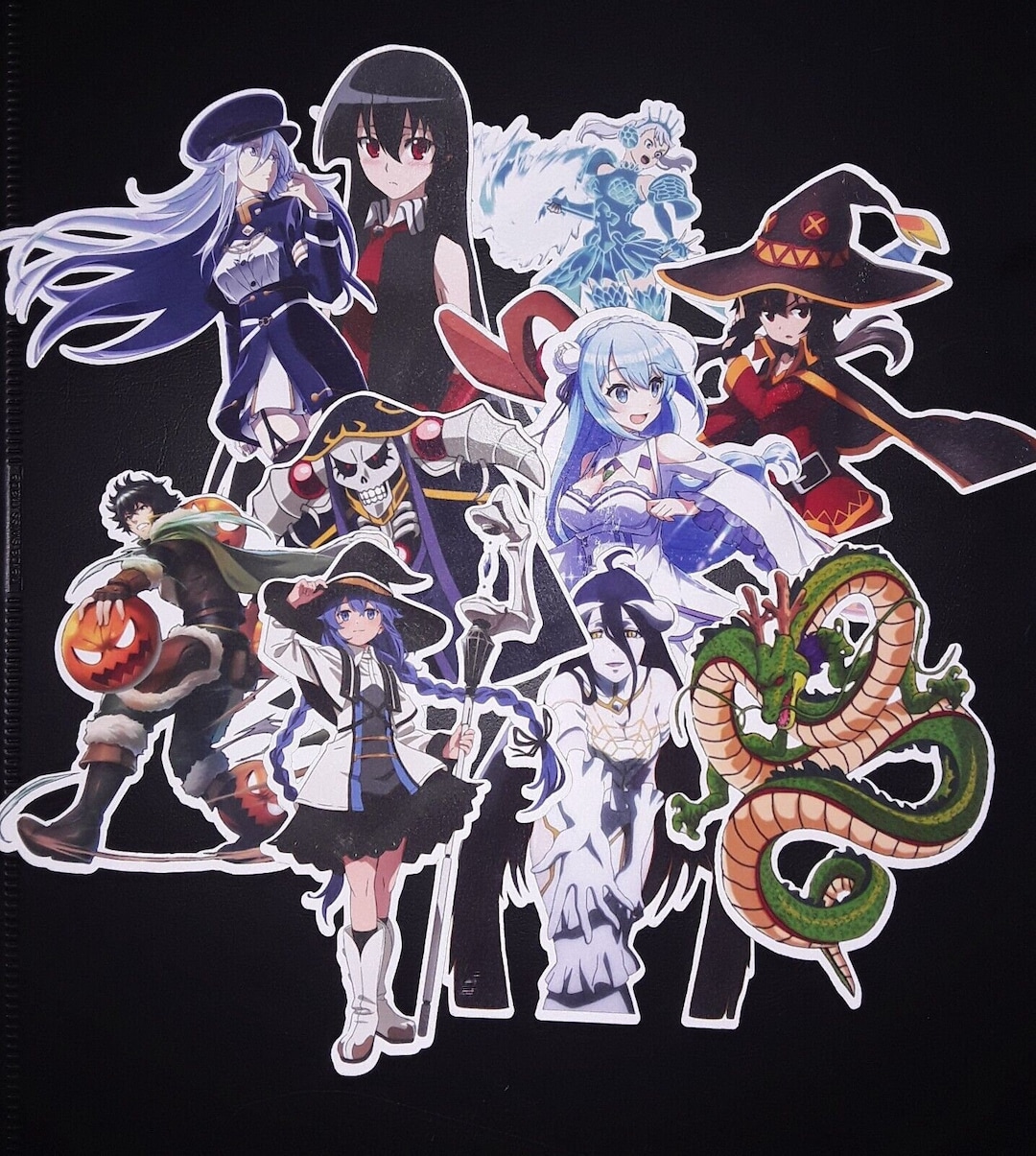 Any Anime Character You Want! Glossy Sticker Anime Custom Waterproof ...