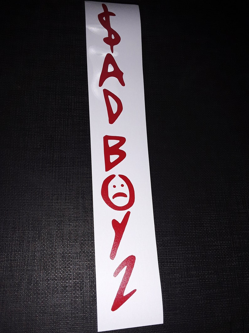 Vertical Sad Boyz Junior H Tour Logo Sticker Vinyl Decal Waterproof! - Etsy