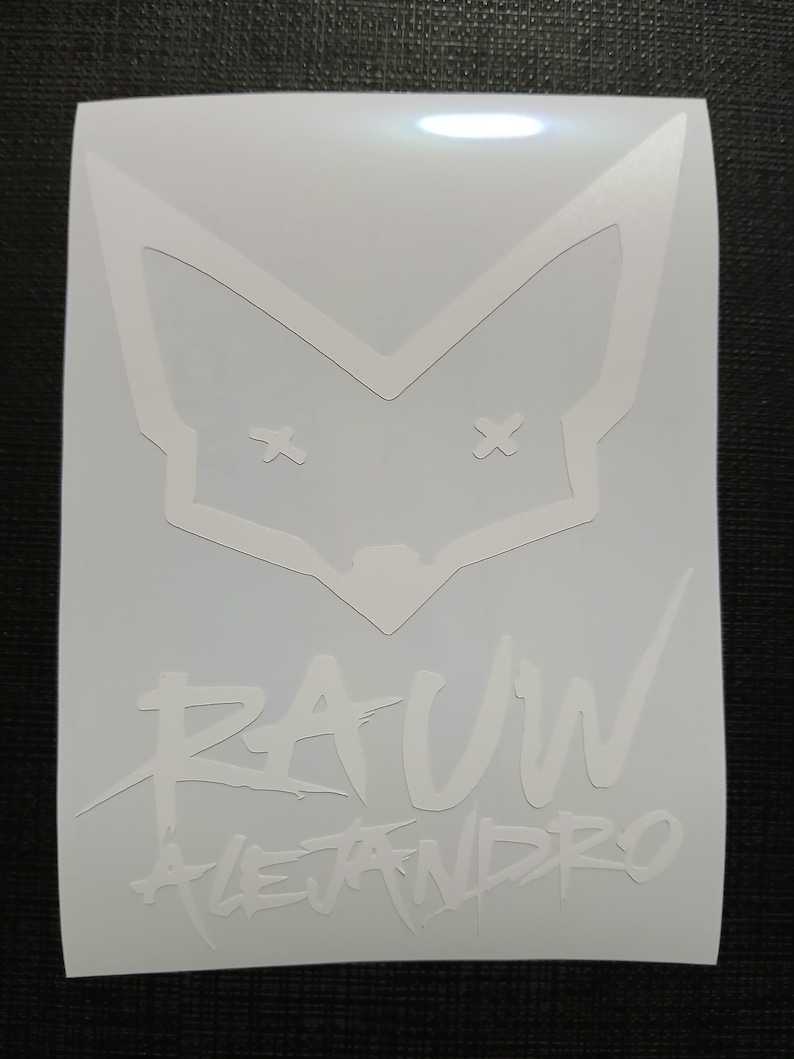 Rauw Alejandro El Zorro Sticker Vinyl Decal Car Windows Laptops ...