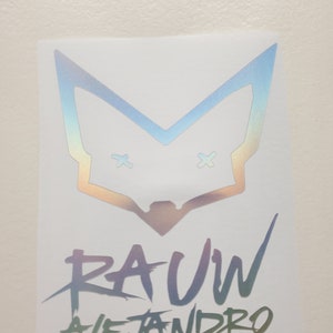 Rauw Alejandro El Zorro Sticker Vinyl Decal Car Windows Laptops ...
