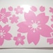 Japanese Cherry Blossoms Sakura Flowers Bundle Decal Stickers for Cars ...