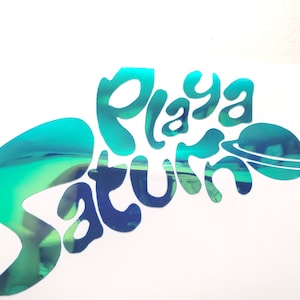 Rauw Alejandro Playa Saturno Album World Tour 2023 Space Vinyl Decal ...
