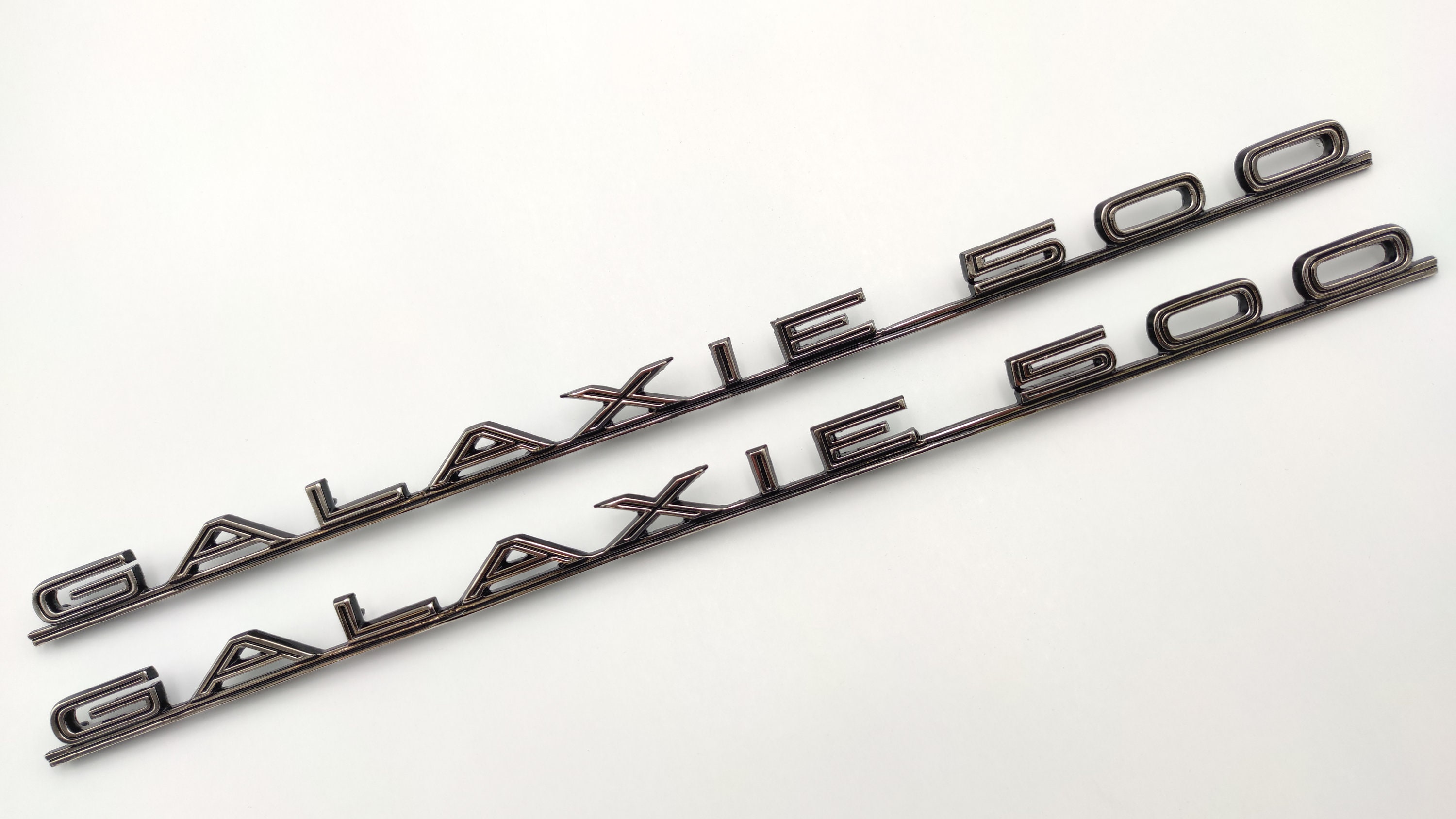 Galaxie 500 Emblems Sides 1965 Car Classic Metal Finish Pair - Etsy