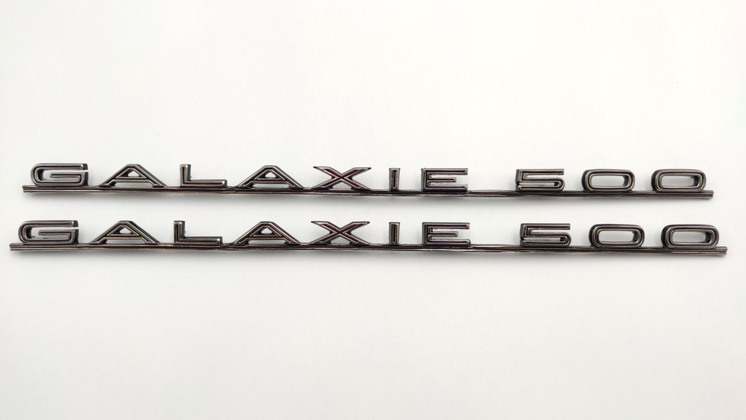 Galaxie 500 Emblems Sides 1965 Car Classic Metal Finish Pair - Etsy
