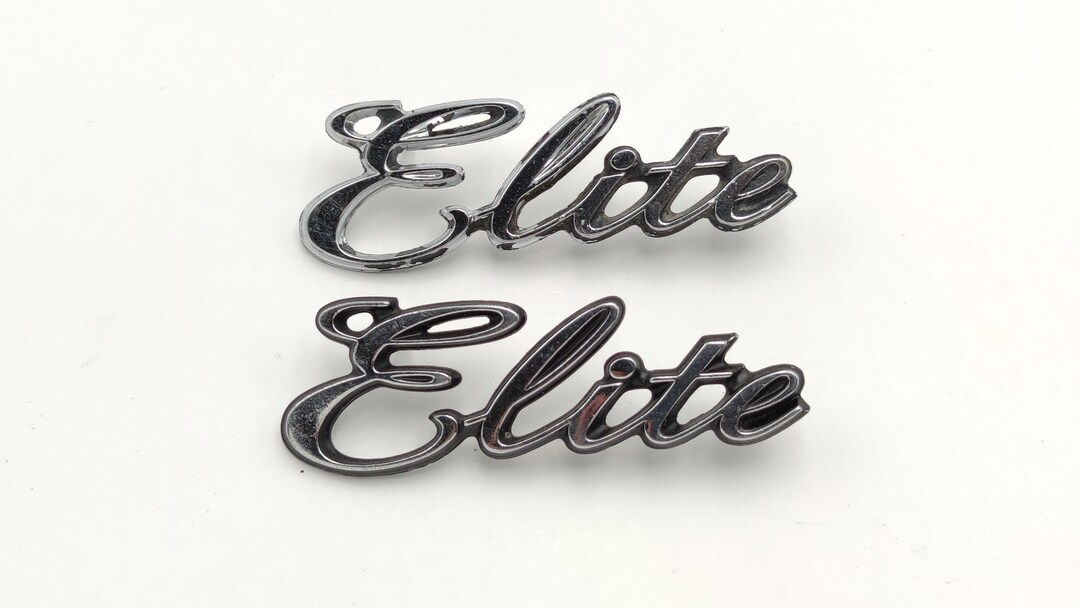Emblems Elite Sides Gran Torino Ford 1975-1976 Genuine Part Pair - Etsy