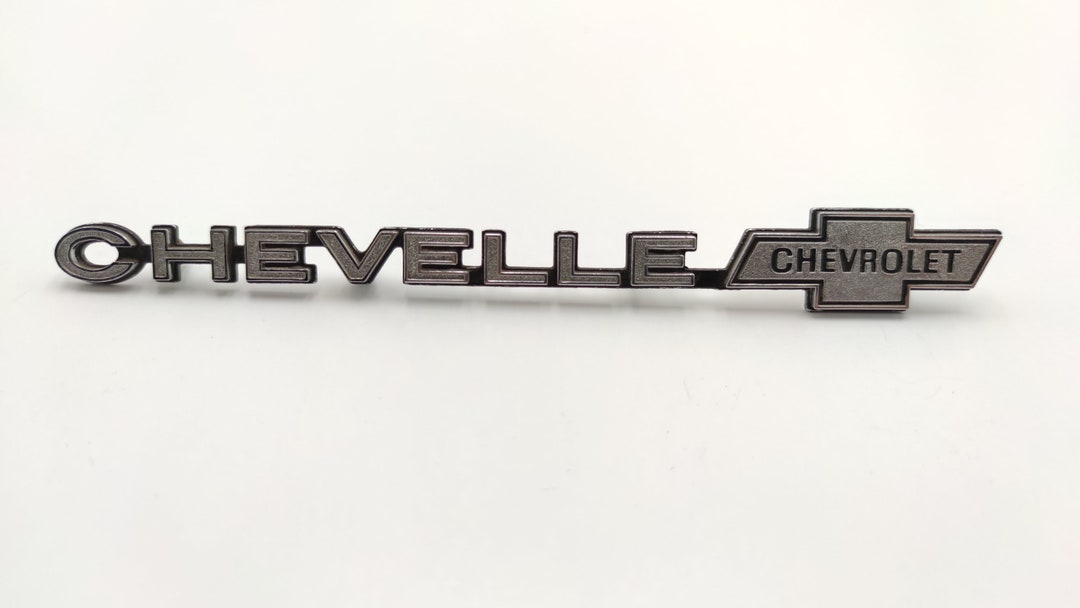 Chevelle Emblem 1973 Trunk Genuine Part Metal Classic Car Chevrolet - Etsy