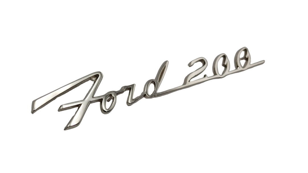 Ford 200 Emblem Future Falcon Metal Classic Car - Etsy
