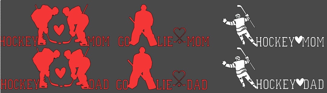 Hockey Mom & Dad Car Decals - Etsy