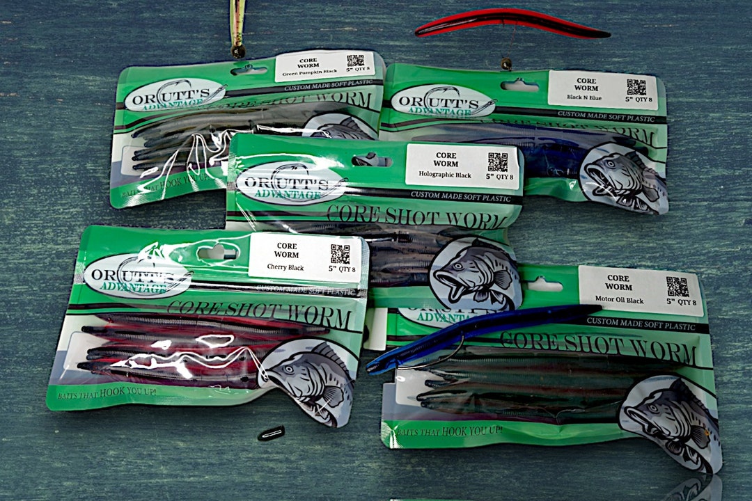 Bass Fishing Senko Style Worms 40 Ct 5 Senko Style Stick Worms. - Etsy