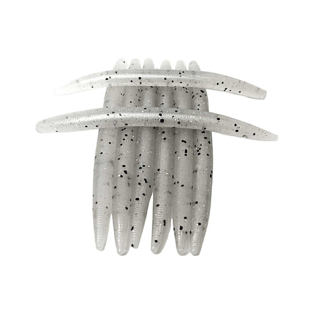 5” Salt N Peper Core Shot Worms - Bass Fishing Senko Style Worms - Etsy