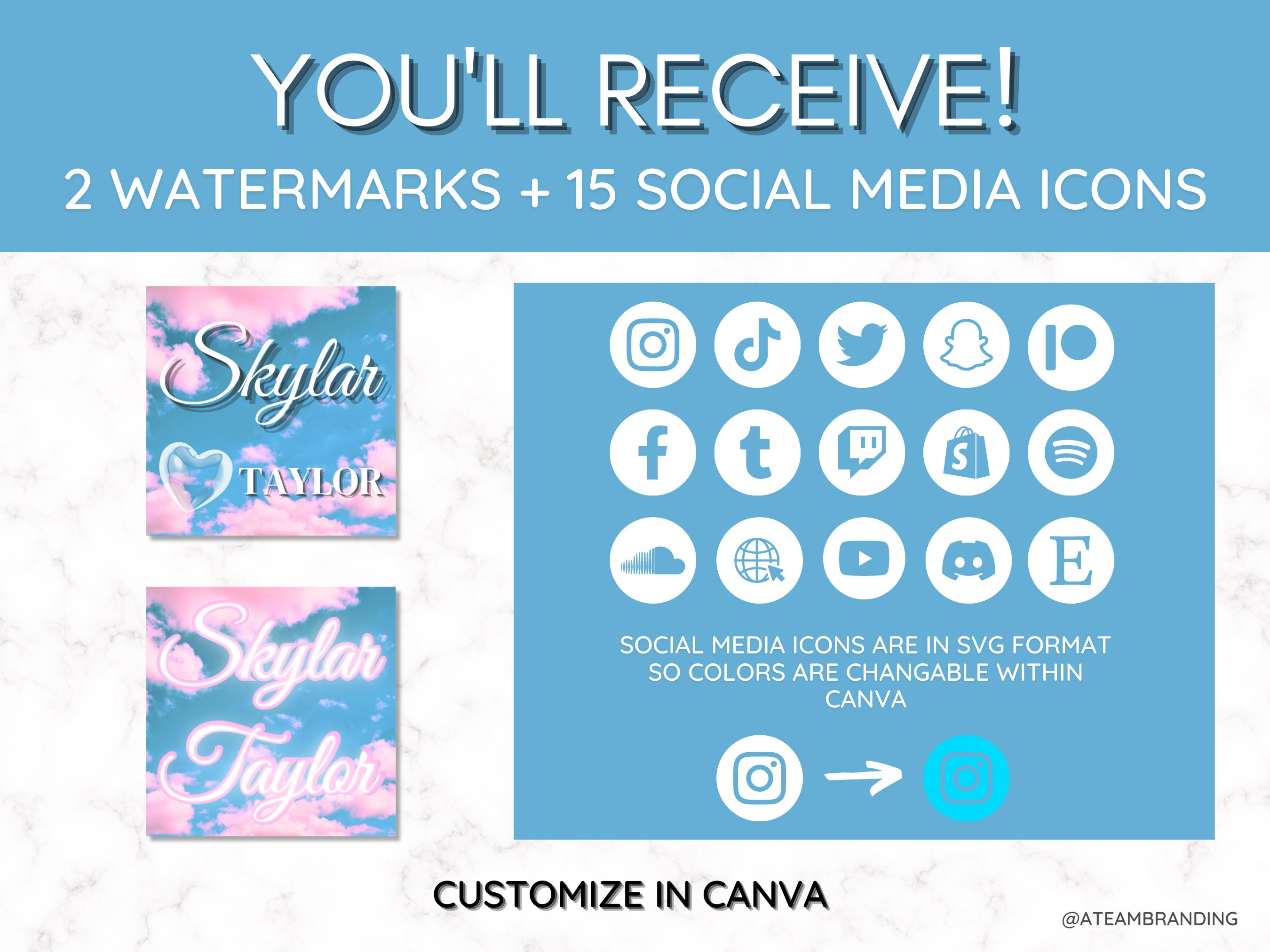 Youtube Branding Kit Y2K Editable Canva Templates Youtube - Etsy