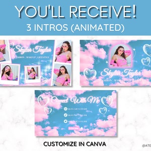 Youtube Branding Kit Y2K, Editable Canva Templates, Youtube Banners ...