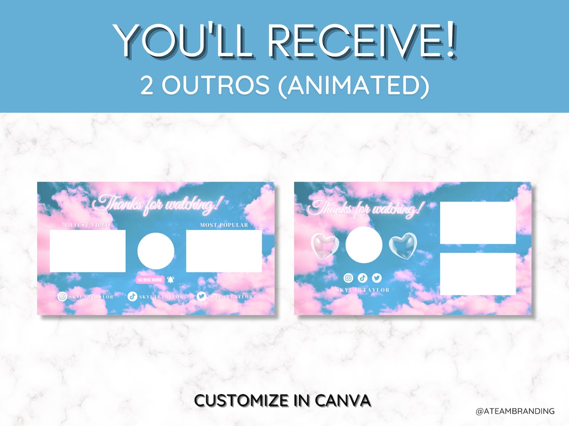Youtube Branding Kit Y2K, Editable Canva Templates, Youtube Banners ...