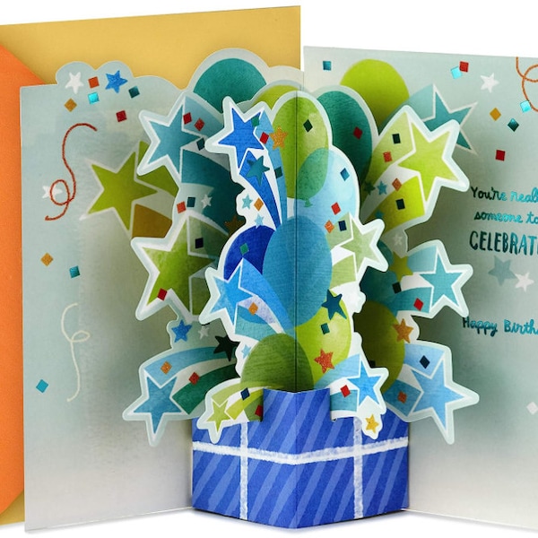 Hallmark Paper Wonder Pop up Birthday Card - Etsy