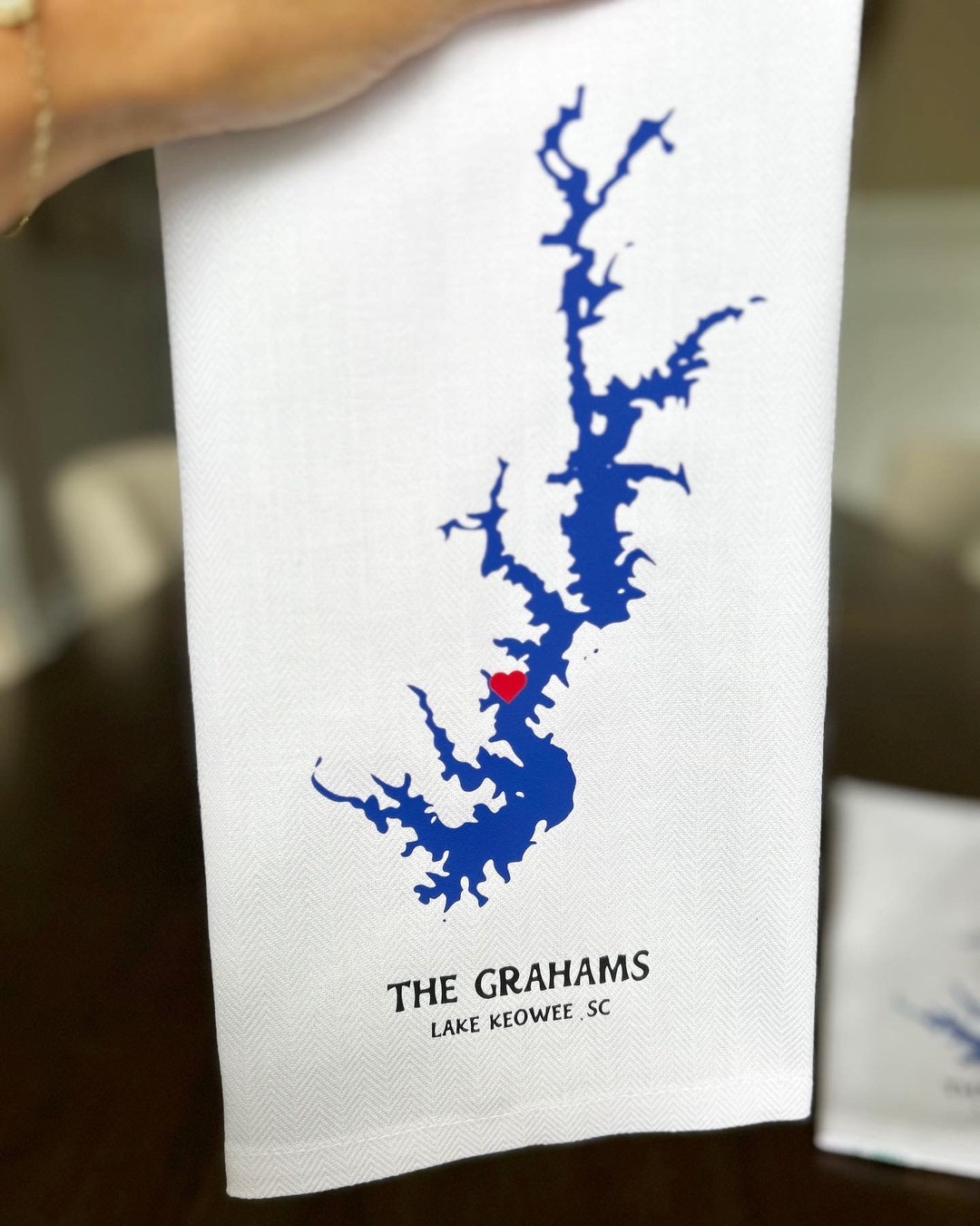 Custom Lake Towel - Etsy