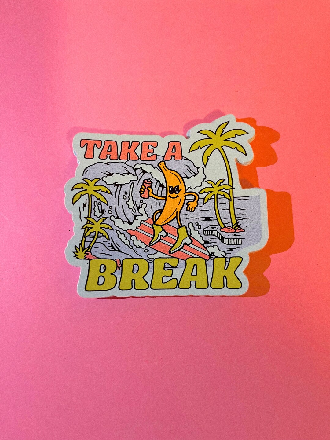 Take a Break Sticker - Etsy