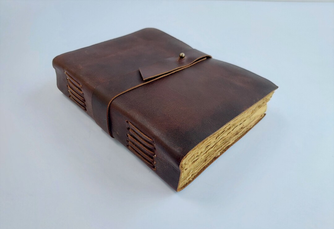 Personalized Leather Journal Premium Leather Custom Vintage Book ...