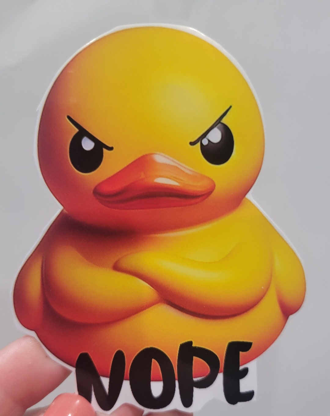 Perfect Jeep Sticker Nope Rubber Ducky Vinyl Sticker, Sarcastic Duck ...
