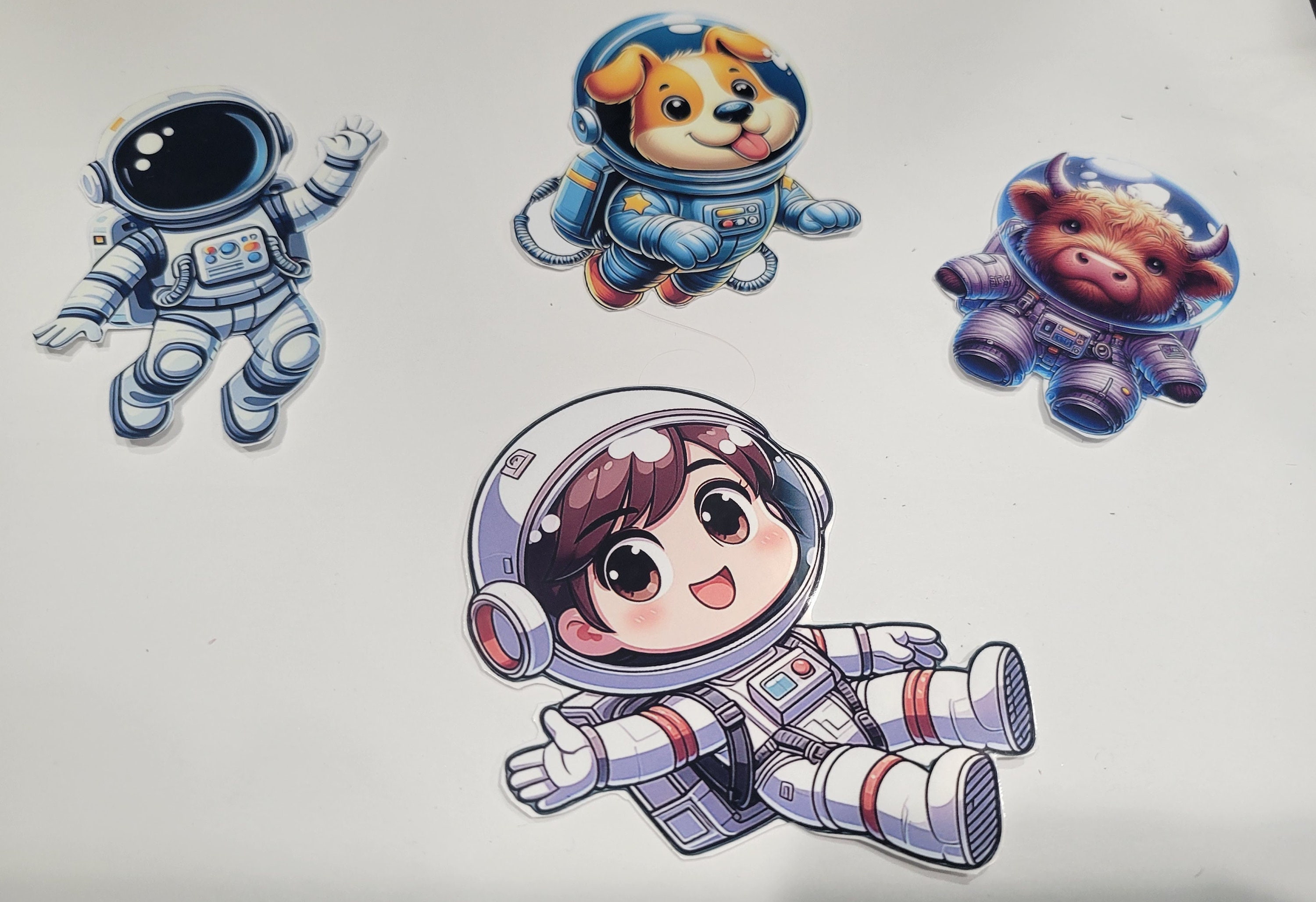 Astronaut Vinyl Sticker Journals, Sticker Book, Water Bottle, Tumbler ...