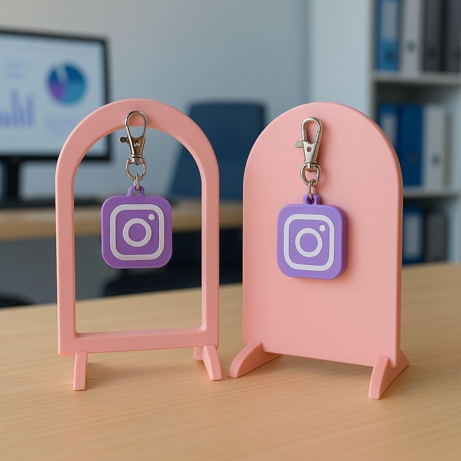 NFC Business Keychain Instagram - Etsy