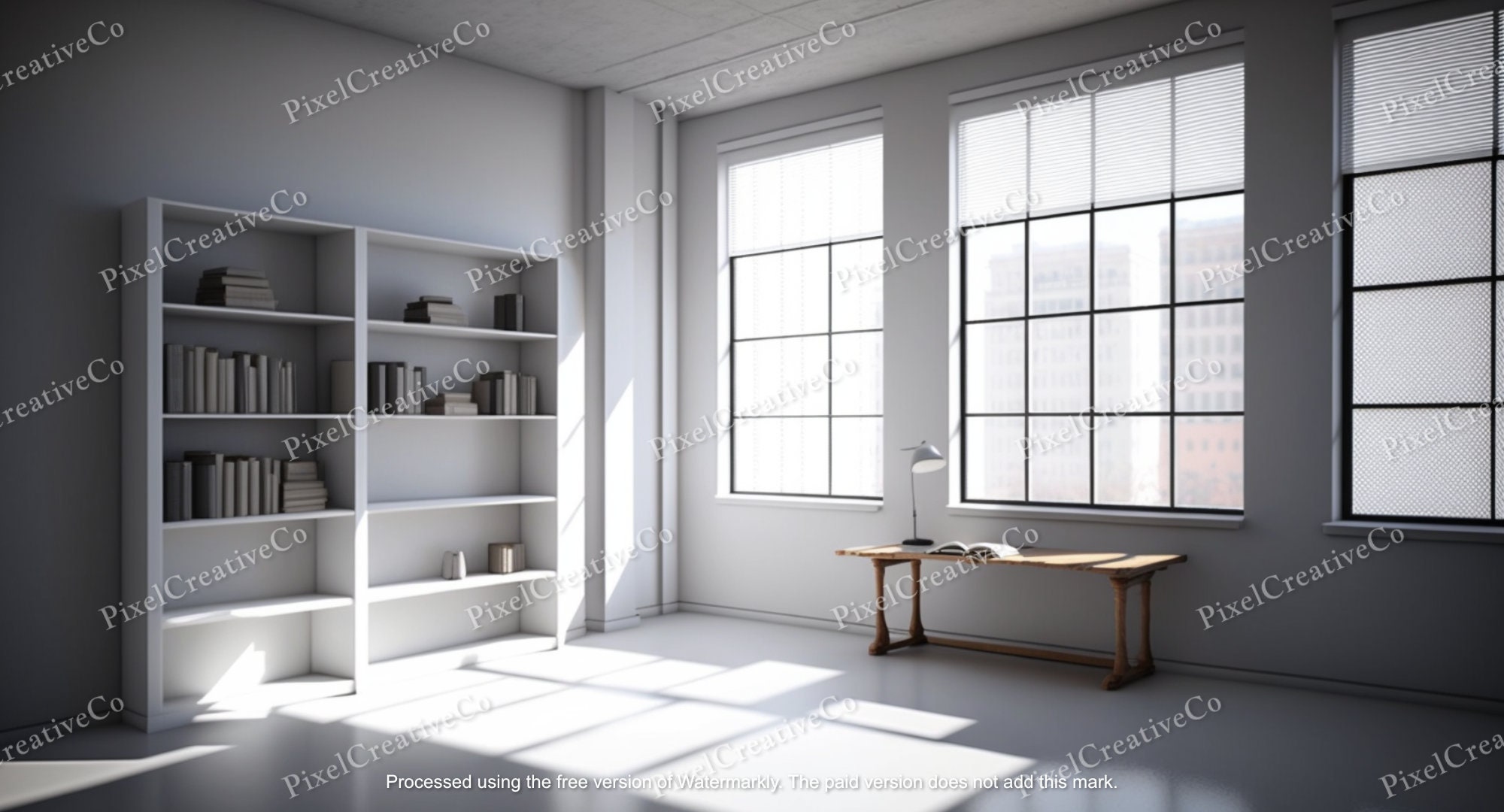4 Virtual Backgrounds Digital Backdrops Clean White Office, Zoom ...
