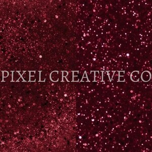 10 Seamless Digital Paper Pack Red Glitter - Etsy