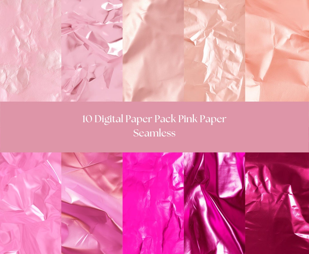 10 Seamless Digital Paper Pack Pink Paper - Etsy