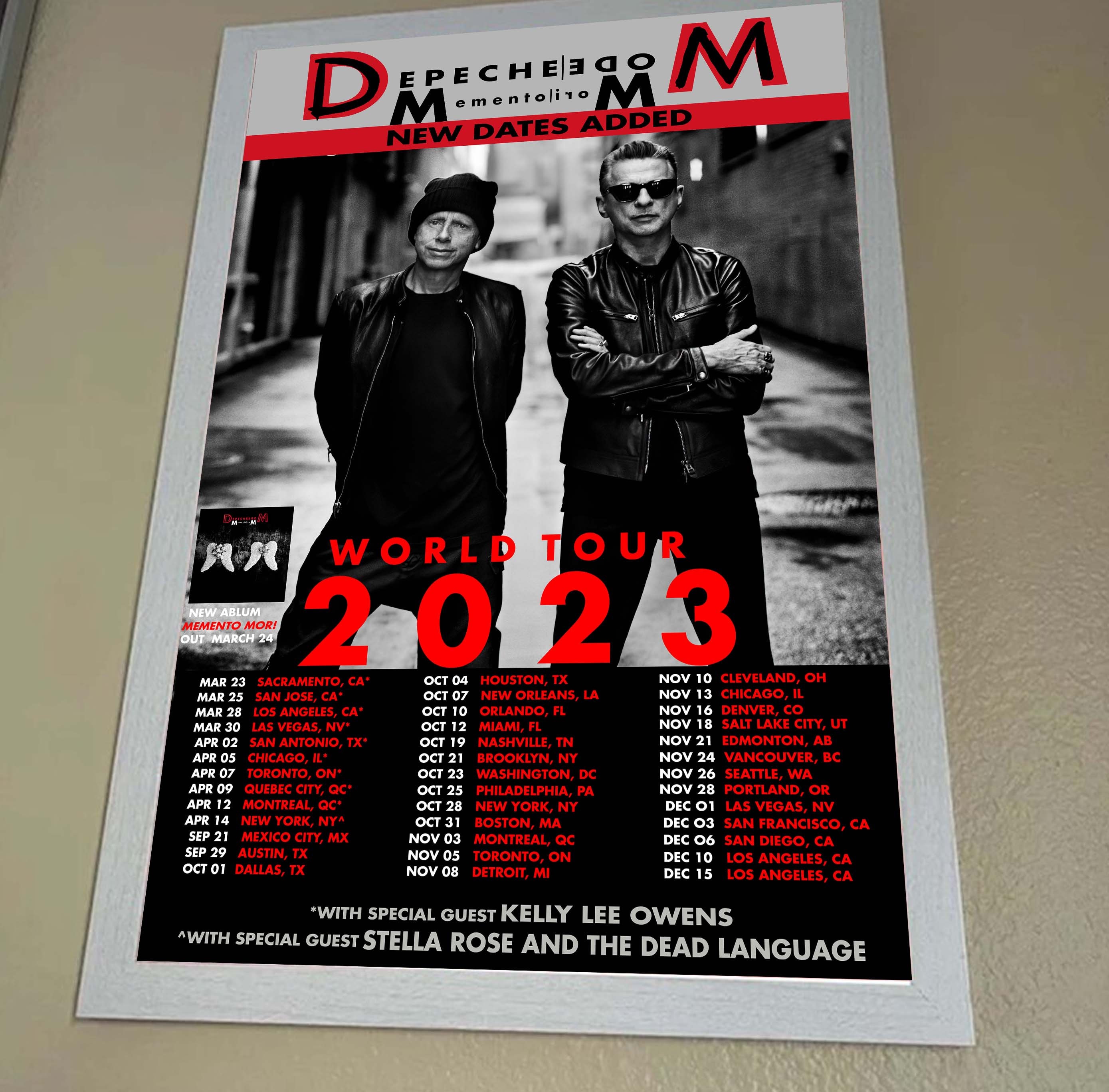 Depeche Mode Tour 2023 Poster sold by Idette Generality | SKU 72107618 ...