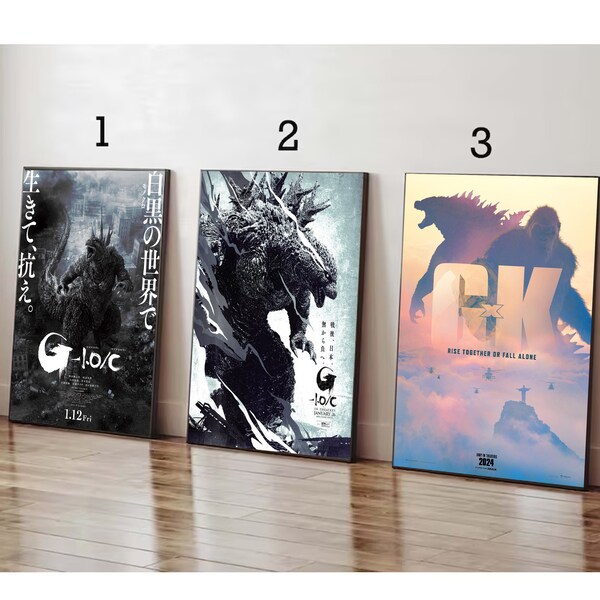 Godzilla Minus One Poster - Etsy