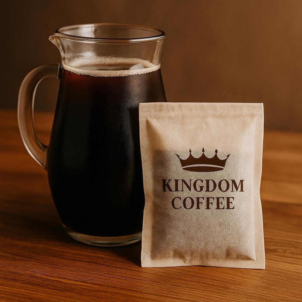 Kingdom Coffee Cold Brew Bag | Specialty Cold Brew Coffee Sachet ...