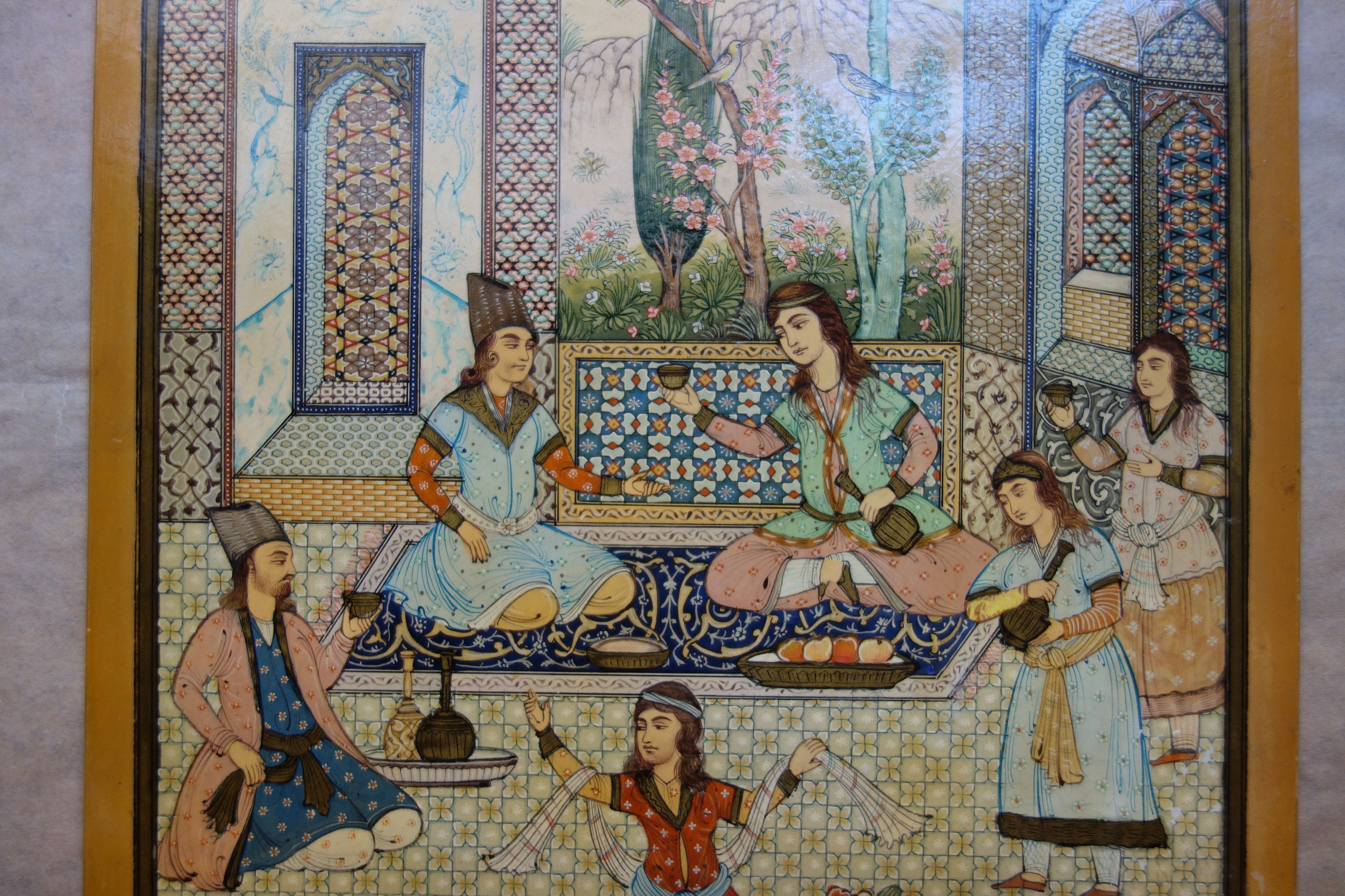 Authentic Turkish Miniature Painting From Istanbul (antique, 40-50 Yrs ...