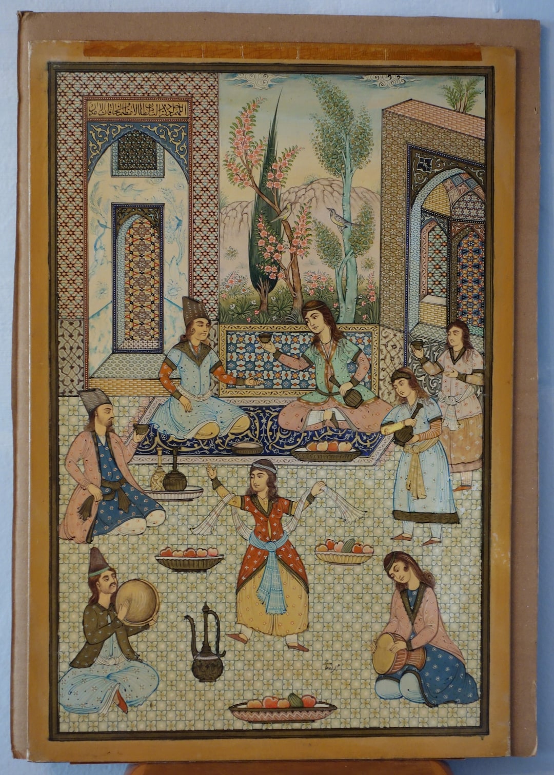 Authentic Turkish Miniature Painting From Istanbul (antique, 40-50 Yrs ...
