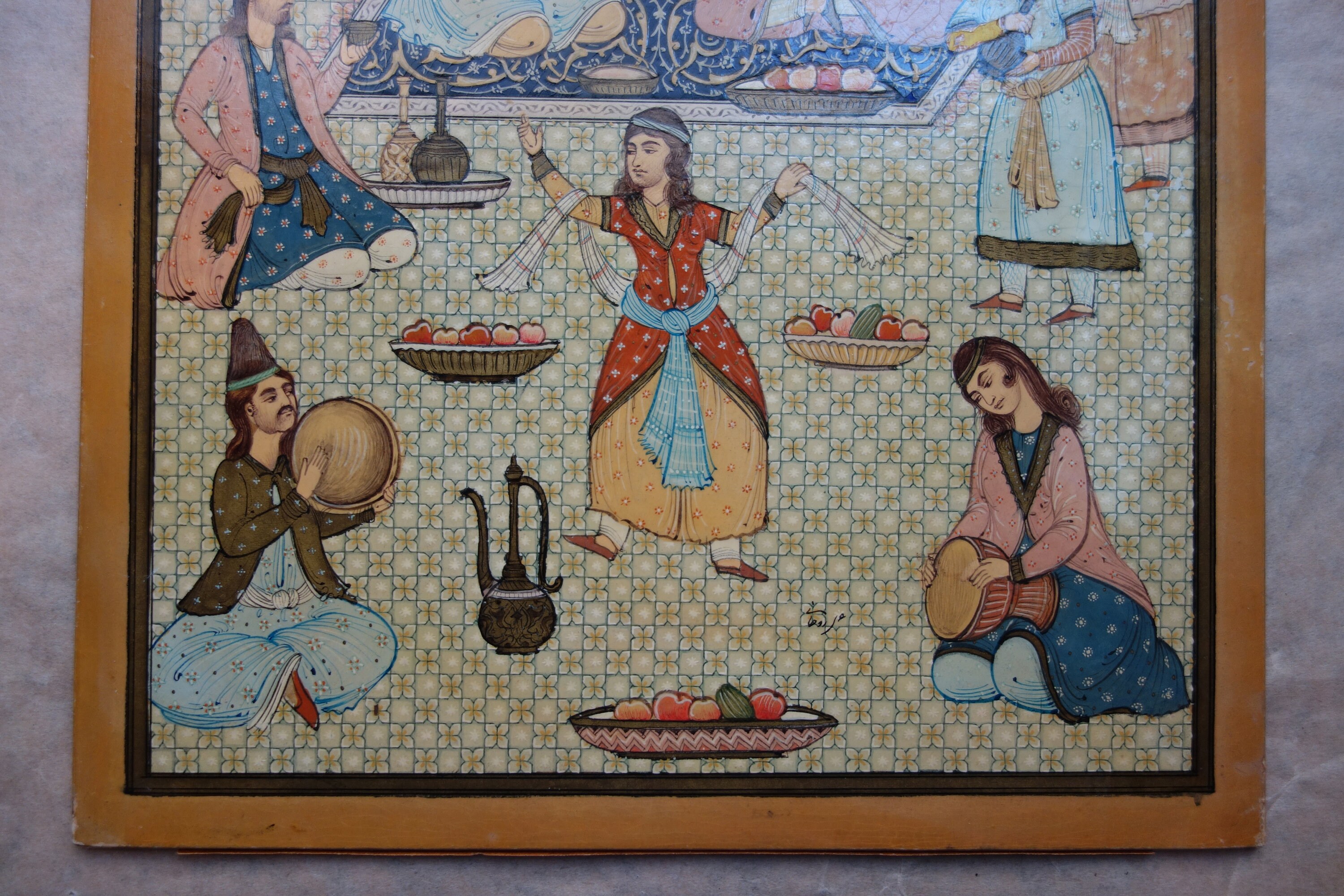 Authentic Turkish Miniature Painting From Istanbul (antique, 40-50 Yrs ...